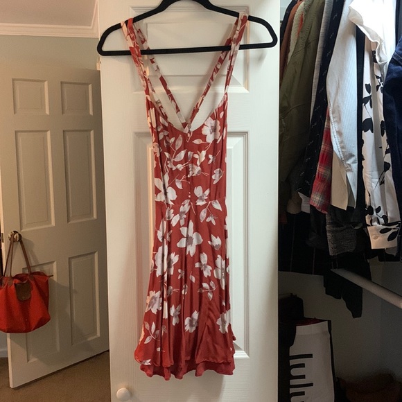 Kimchi Blue | Dresses | Kimchi Blue Rust Floral Dress | Poshmark